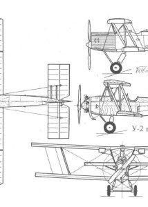 Po-2 Blueprints - Download free blueprint for 3D modeling