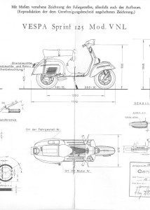 Scooter Blueprints - Download free blueprint for 3D modeling