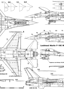 F-16 Blueprints - Download free blueprint for 3D modeling