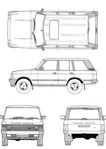Land Rover Blueprints - Download free blueprint for 3D modeling