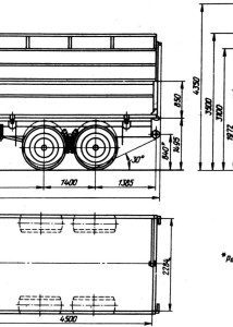 Tipper truck Blueprints - Download free blueprint for 3D modeling